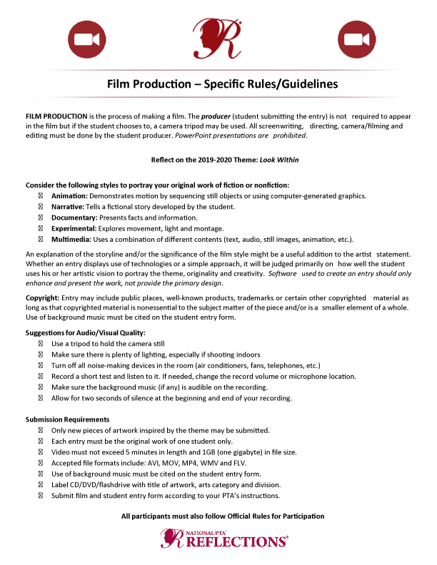 Everything You Need To Know About The 2019-2020 Reflections Art Program ...