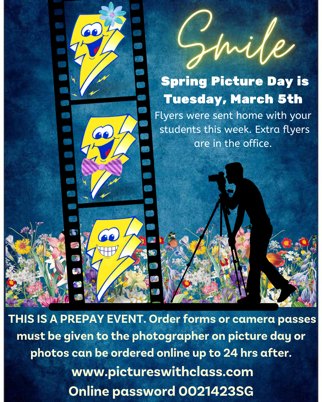 Spring Picture Day ~ March 5th, 2024. | Stephen Foster Elementary PTA